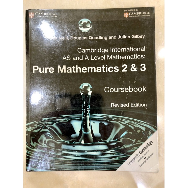 Jual ORI CAMBRIDGE PURE MATHS 2 & 3 COURSEBOOK CAMBRIDGE INTERNATIONAL ...