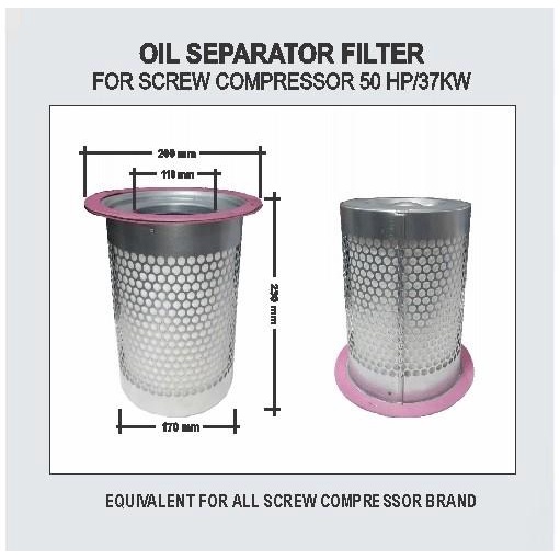 Jual Kompresor Udara Oil Separator Filter For Screw Compressor 50 Hp/37 ...