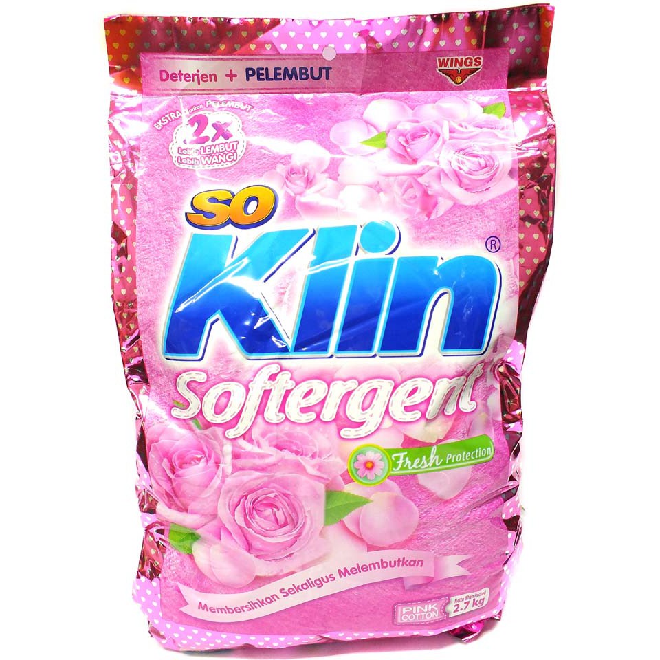 Jual Soklin Powder Detergen Soft Pink | Shopee Indonesia