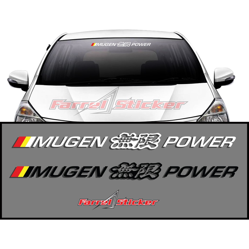 Jual stiker sticker MUGEN POWER kacadan bodi mobil 60cm | Shopee Indonesia