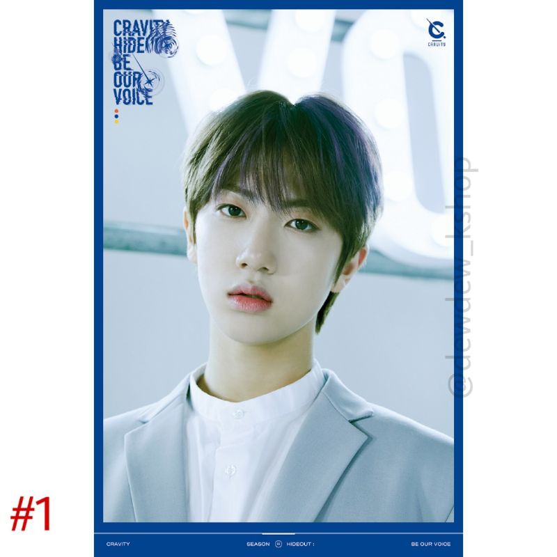 Jual POSTER CRAVITY - SEASON 3 BE OUR VOICE CONCEPT PHOTO 2-1 #WONJIN | Shopee Indonesia