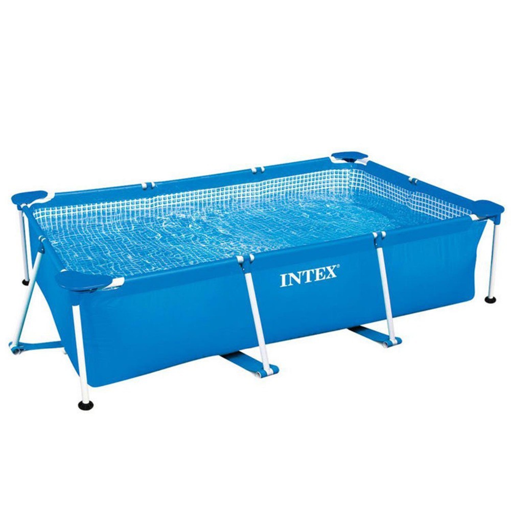 Jual Kolam Renang Keluarga Rectangular Frame Pool 2.6m INTEX #28271 ...