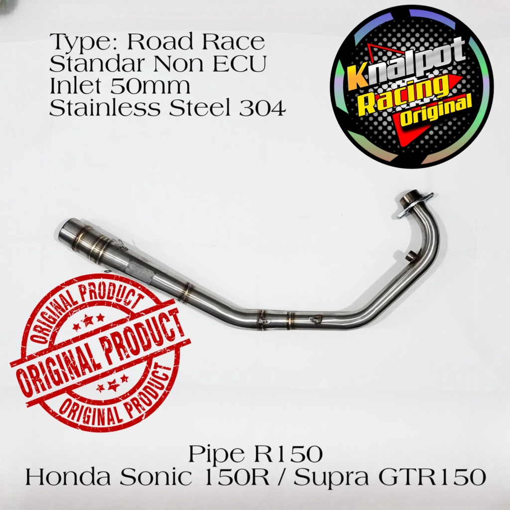 Jual Knalpot WRX R150 Sonic 150R Pipe Only Original WRX | Shopee Indonesia