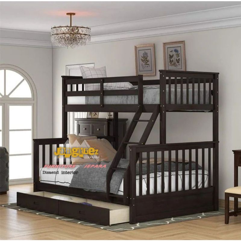 Jual Rangka,tempat tidur tingkat jati klasik | Shopee Indonesia