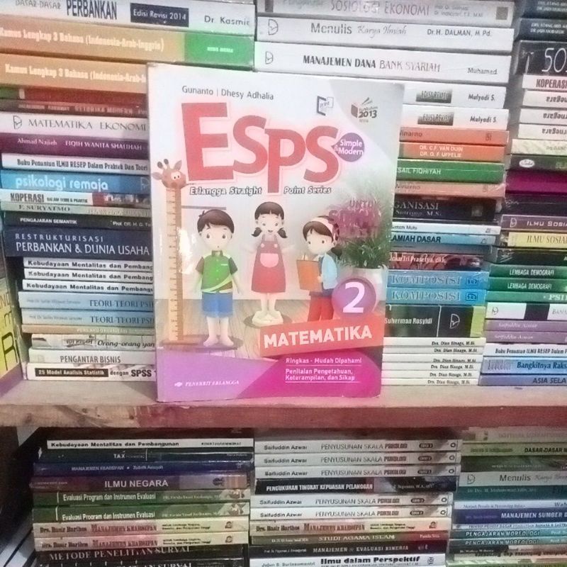 Jual buku esps matematika kelas 2 SD penerbit Erlangga kurikulum 2013 ...