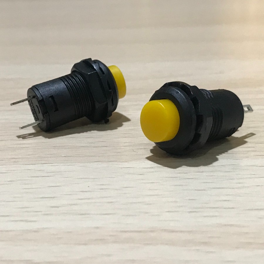 Jual SWITCH PUSH BUTTON SAKLAR ON 2 PIN BULAT 3A 125V 1.5A 250V DS-427 ...