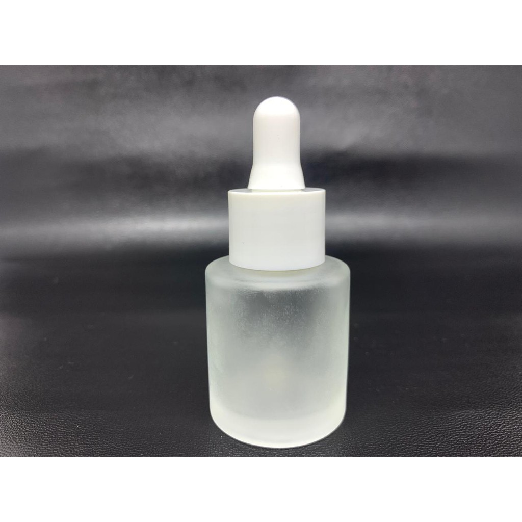 Jual Botol Kaca Pipet 20ml Frosted atau Doff Botol Serum Tebal Tutup ...