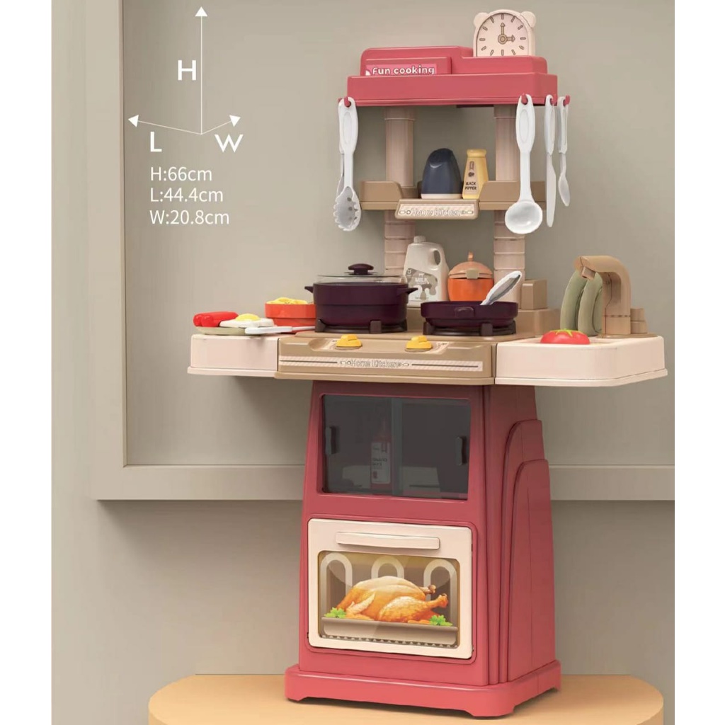 Jual [Dk](889-301-302-307-308)66Cm Mainan Kitchen Set Spraying Mist ...