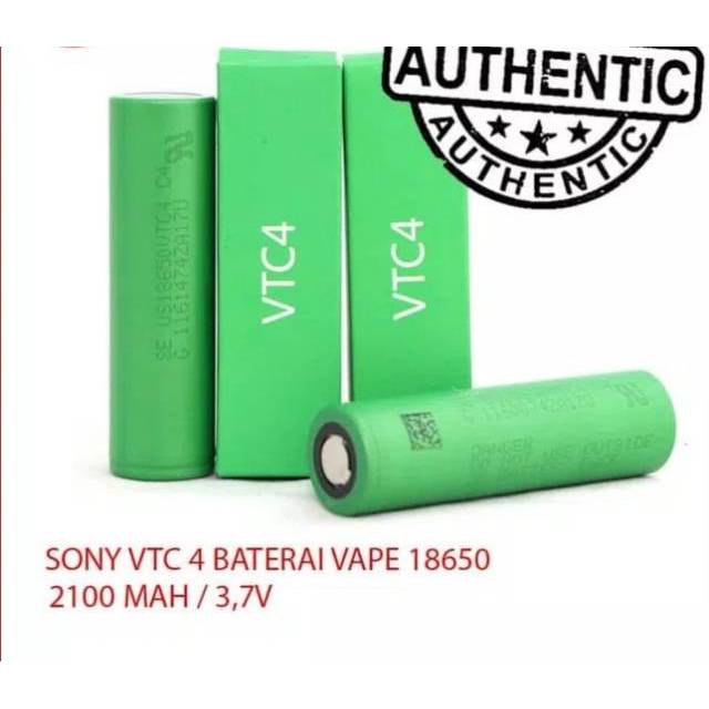 Jual SONY VTC4 18650 2100mAh 30A Battery VTC 4 18650 AUTHENTIC ...