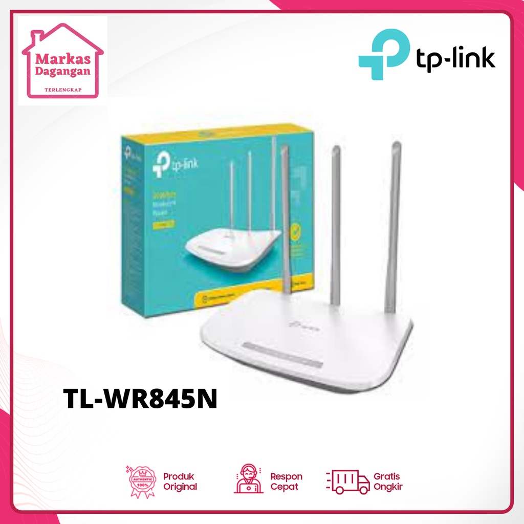 Jual TP-LINK WR-845N WIRELESS ROUTER 300MBPS / WR 845N / WR845N ...