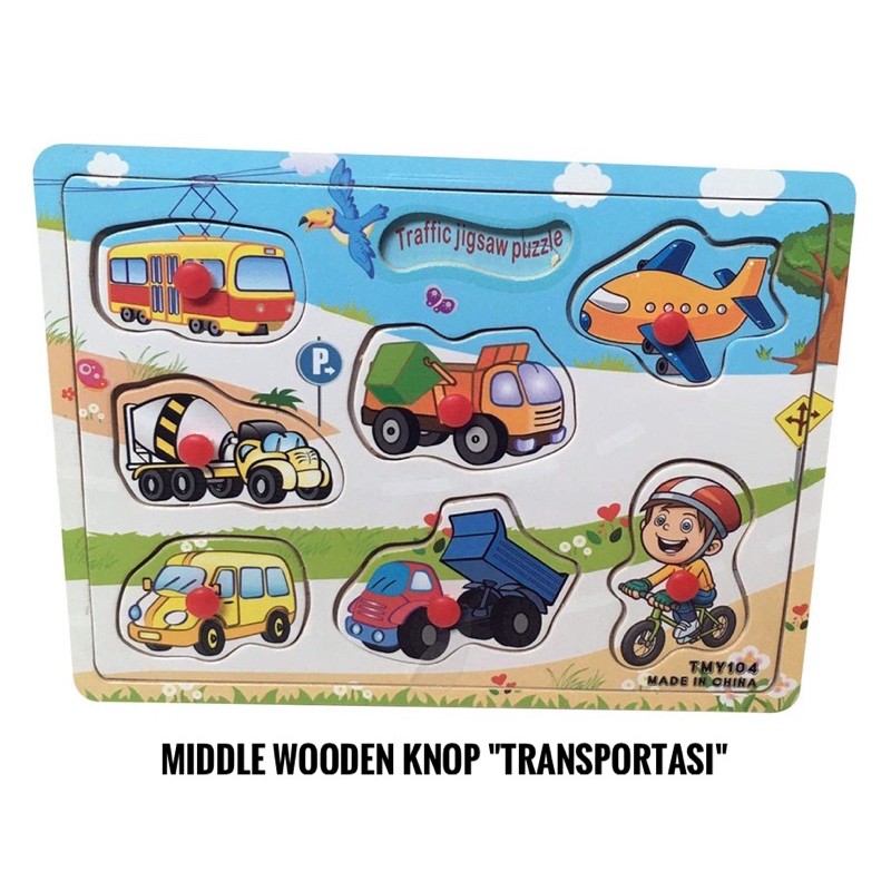 Jual MIDDLE WOODEN KNOP "TRANSPORTASI" | Shopee Indonesia