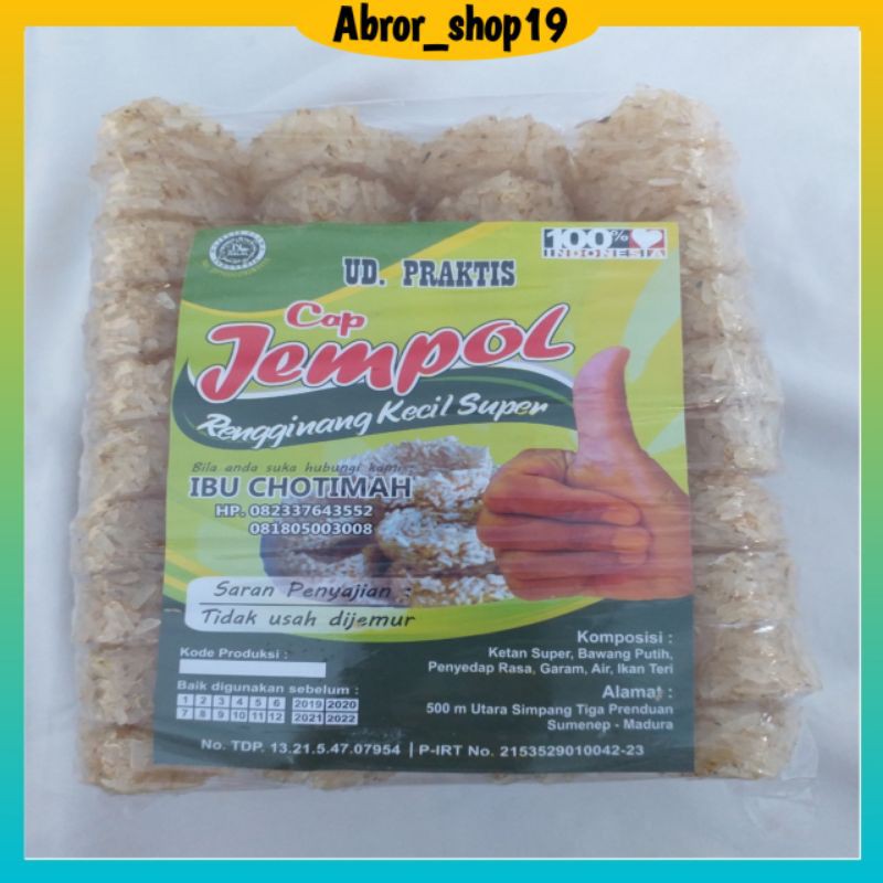 Jual Rengginang Asli Cap Jempol 600 Gram Rengginang Teri Original Super ...
