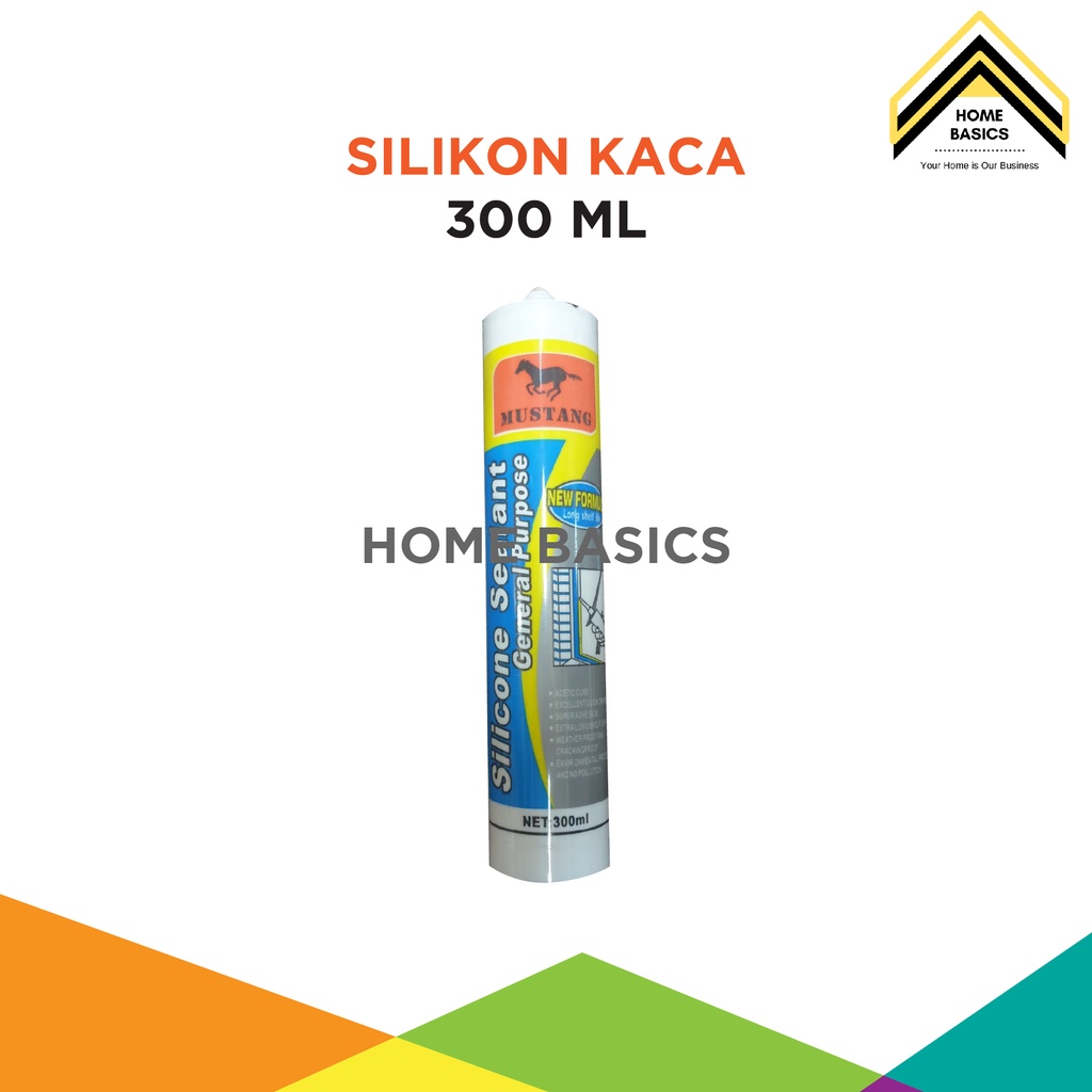 Jual Lem Silikon Kaca 300 mL / Silikon Tabung / Lem Kaca Botol ...