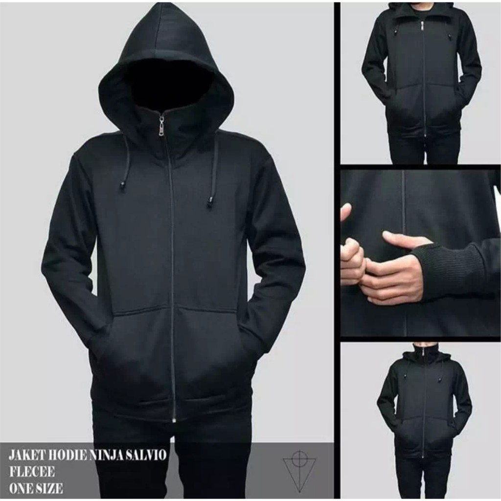 Jual JAKET JUMBO ROUNDHAND NINJA PRIA WANITA DEWASA FLEECE POLOS ...