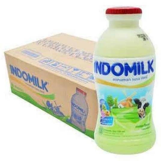 Jual Susu Indomilk Rasa Melon Botol 190 Ml (1 Karton Isi 24 Botol) | Shopee Indonesia