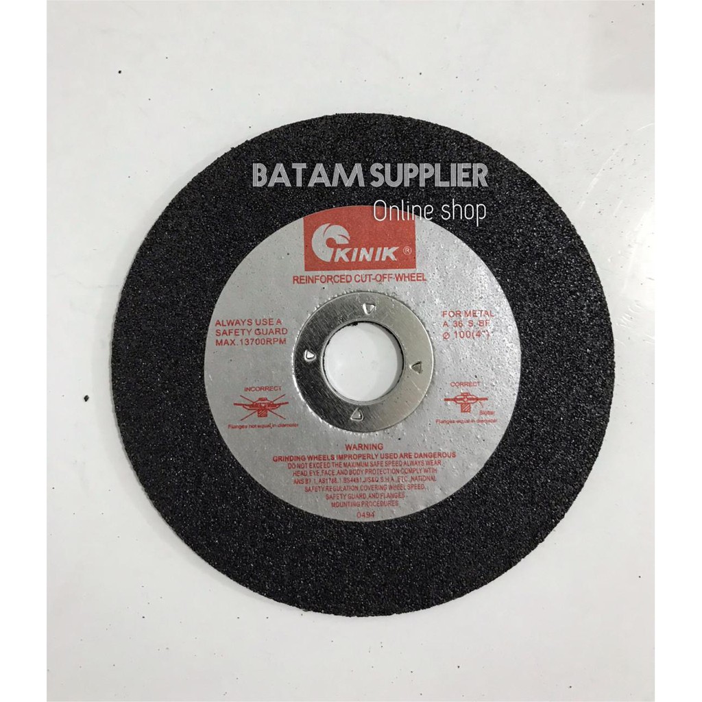 Jual Cutting disc 4" Batu Gerinda Potong Mata Gerinda Potong 4 inch ...