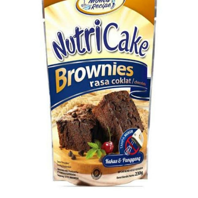 Jual Nutricake Premix Brownis Cokelat 230gr | Shopee Indonesia