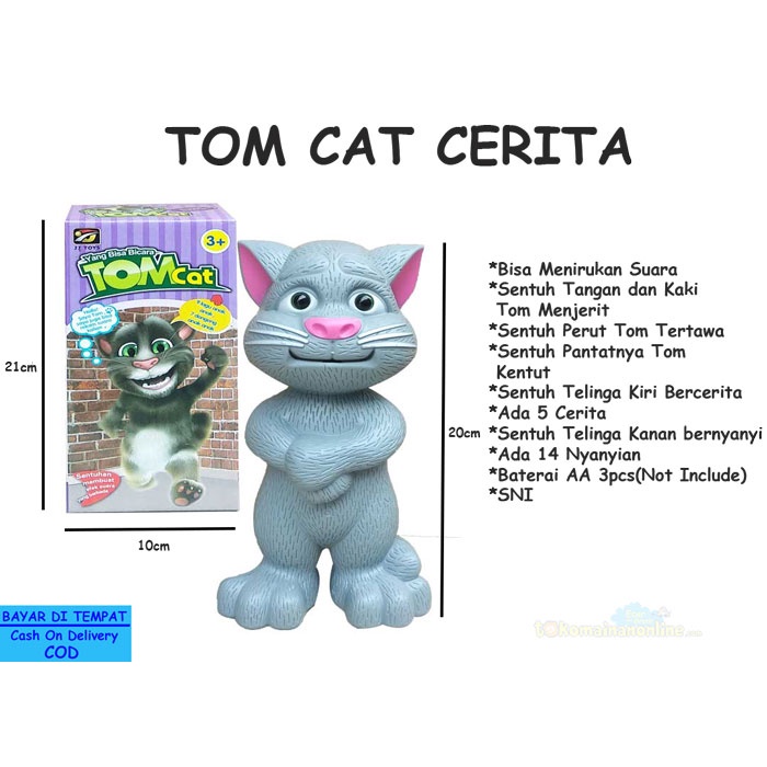 Jual TOMCAT TOM CAT CERITA - JJ-28 MAINAN TALKING TOM STORY BAHASA INDONESIA | Shopee Indonesia
