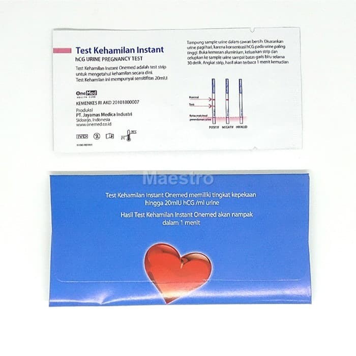 Jual Alat Tes Kehamilan OneMed Test Pack Cek Hamil Testpack One Med ...