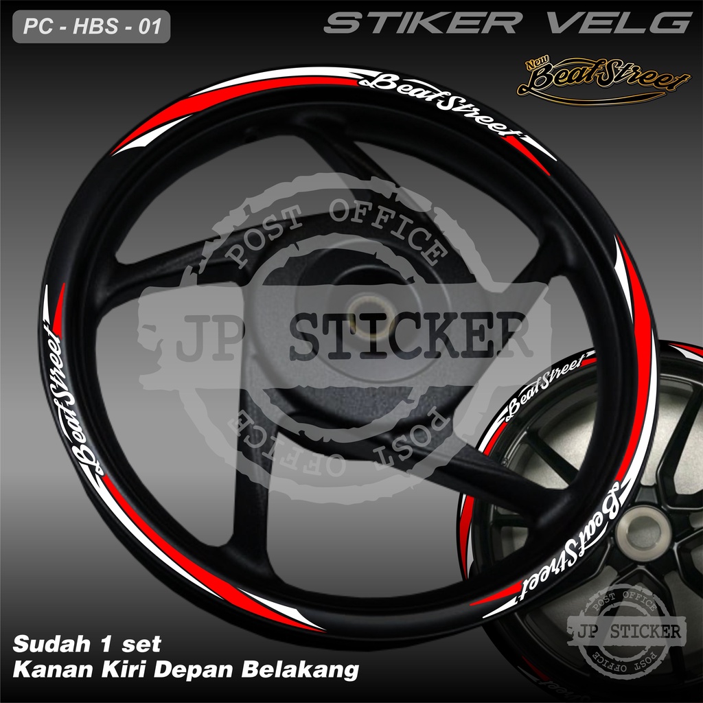 Jual Stiker Velg Sticker Velk Honda Beat Street jp 01 | Shopee Indonesia
