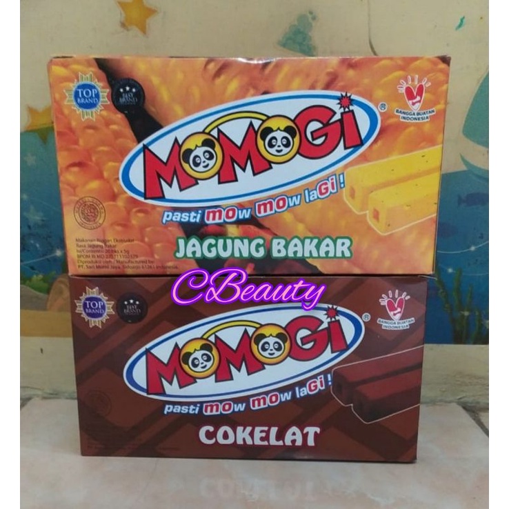 Jual Jajanan Kue Snack Momogi 1 Box - Makanan Jajan Coklat, Jagung ...