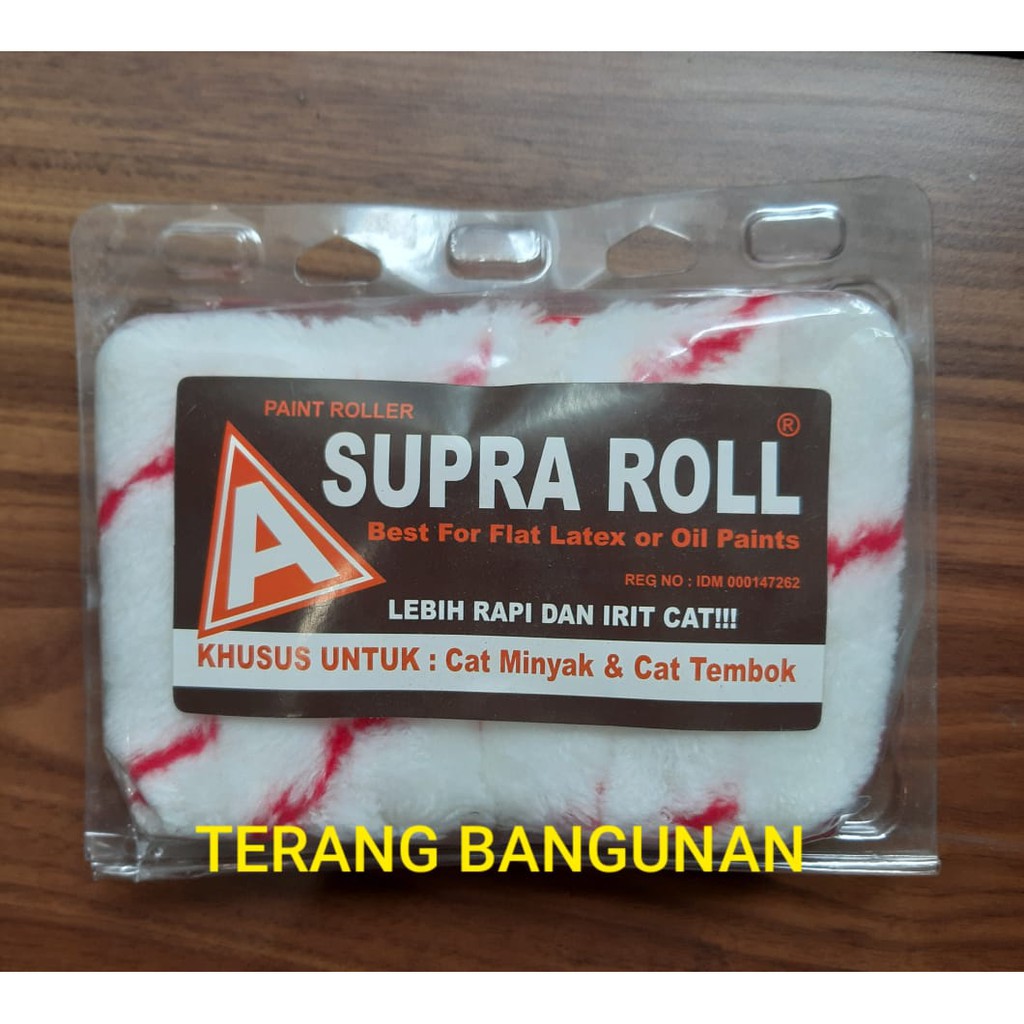 Jual Bulu Kapal Roll SUPRA | Refill Kuas Roll Cat 1 Lusin | Shopee ...