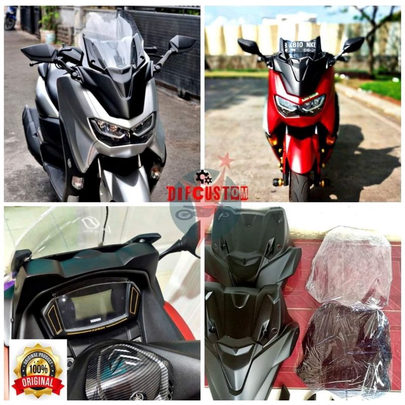Jual Frame visor NEW NMAX 2020/2021/2022 Original Difcustom non spion ...