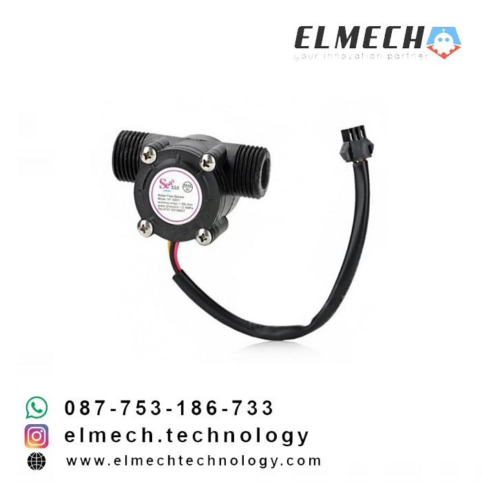 Jual sensor flow / Water Liquid Flow Sensor YF-S201 | Shopee Indonesia