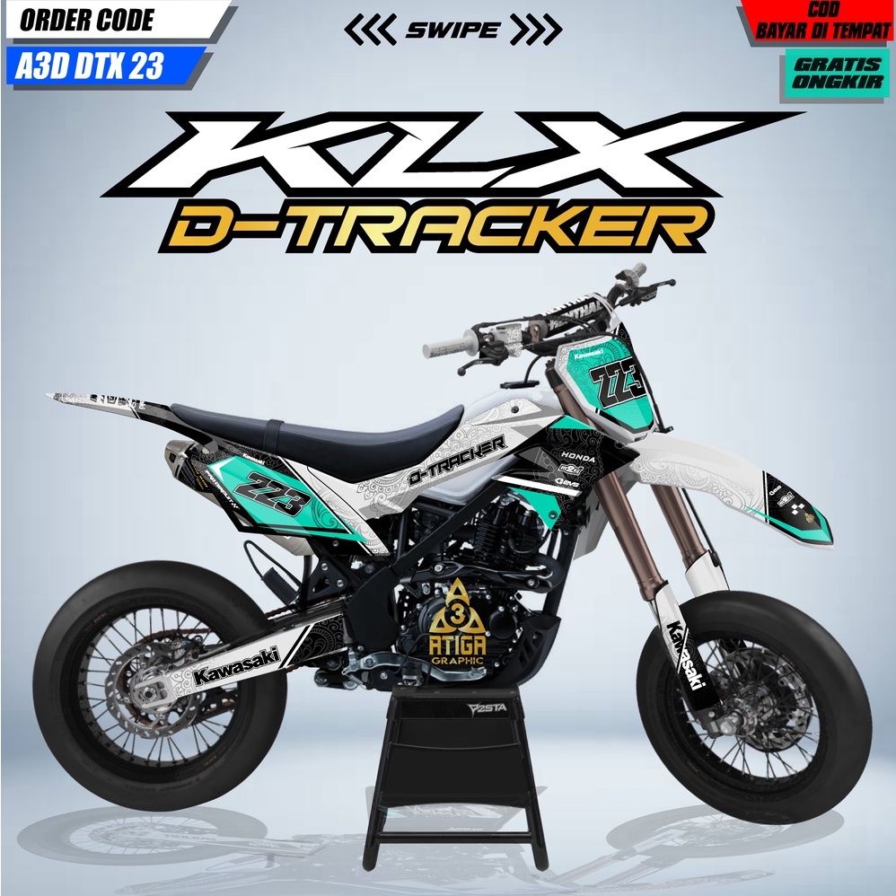 Jual DECAL DTRACKER 150 stiker dekal klx dtracker full body custom ...