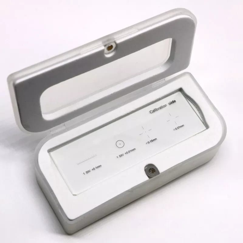 Jual Micrometer Calibration Slide Microscope DIV 0.01mm | Shopee Indonesia
