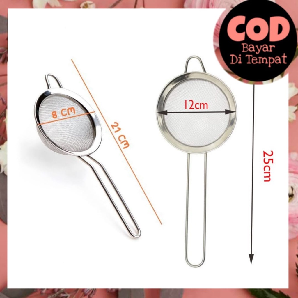 Jual STAINLESS Saringan Teh Stainless Saringan Minyak Saringan ...