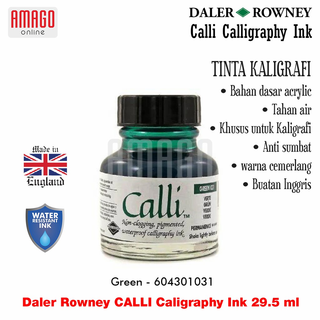 Jual DALER-ROWNEY - Calli - Calligraphy Ink 29.5ml - Pilih Warna ...
