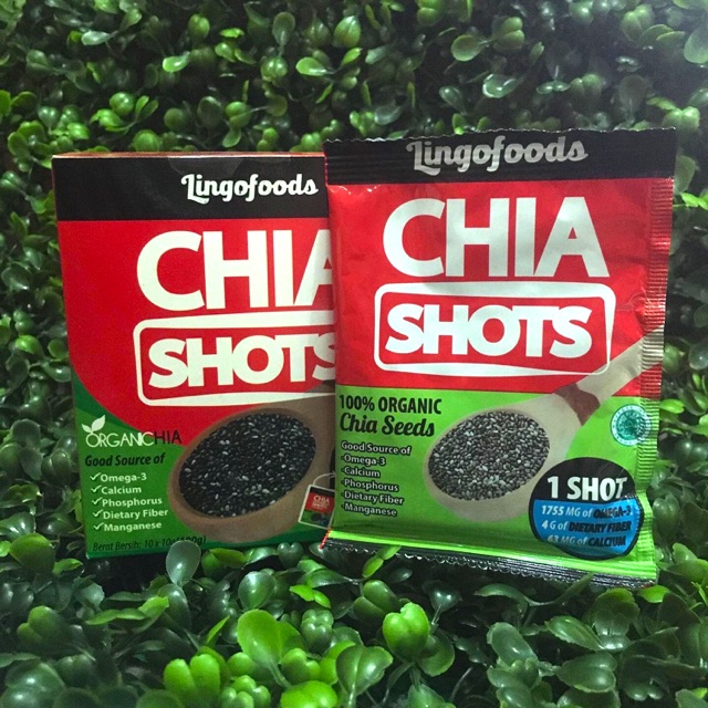 Jual CHIA SHOTS CHIA SEED SACHET 10gram | Shopee Indonesia