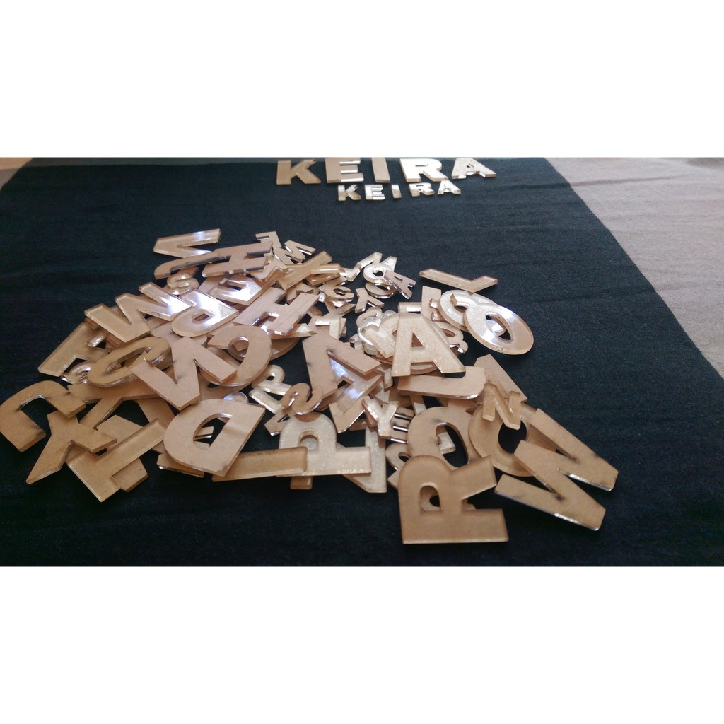Jual Huruf Acrylic / Huruf Akrilik 5 cm Bening 2mm | Shopee Indonesia