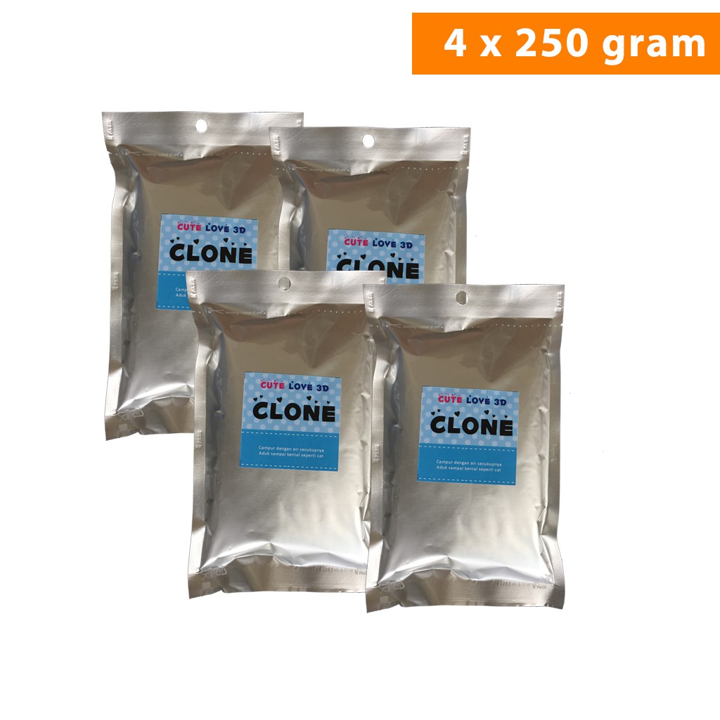 Jual Cute Love 3D - Clone Powder 4 Refill - Bahan Pencetak Kaki Tangan ...