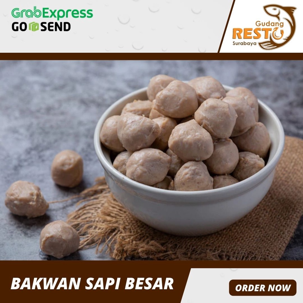 Jual Bakwan Sapi Besar / Bakso Sapi/ Gudang Resto Surabaya | Shopee ...