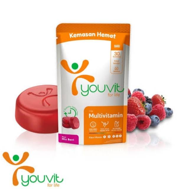 Jual Youvit Gum Multivitamin Untuk Dewasa | Shopee Indonesia