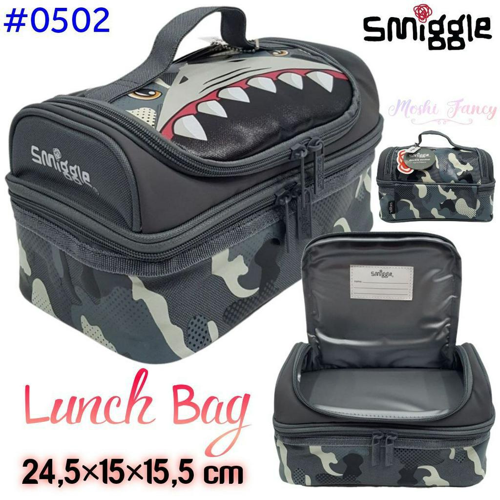 Jual Lunch Box Smiggle Hiu / Lunch bag Shark Smiggle / Tas Bekal Anak ...