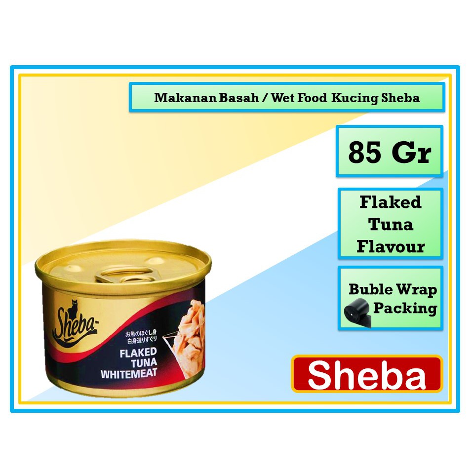 Jual Heart petshop - Makanan Kucing Basah Sheba Kaleng 85 gram / Sheba ...