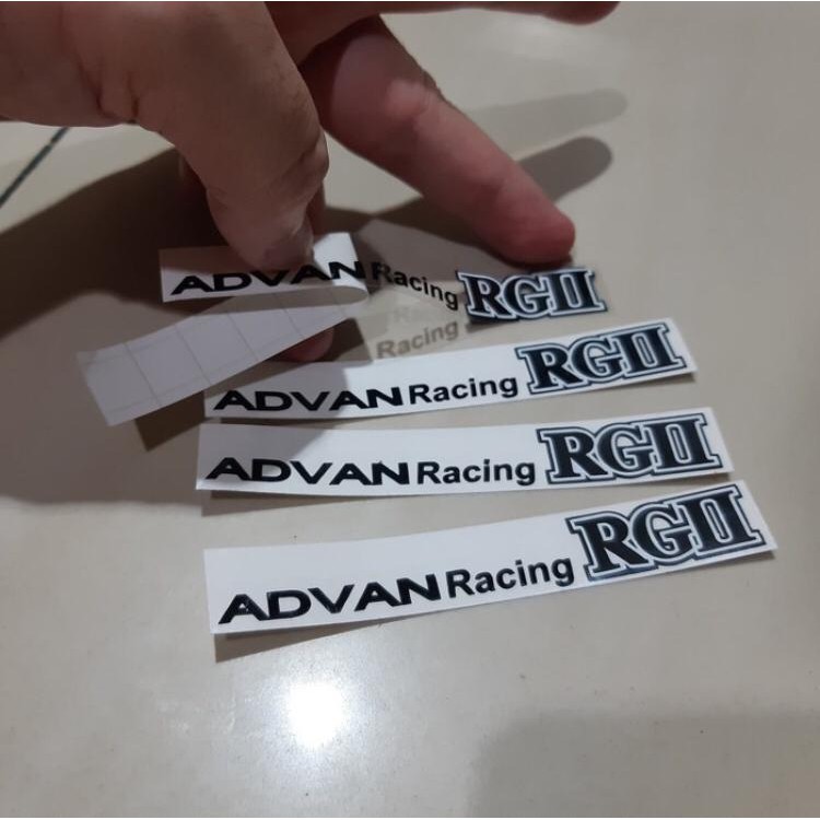 Jual Sticker Velg ADVAN RG2 Set isi 4 pcs | Shopee Indonesia
