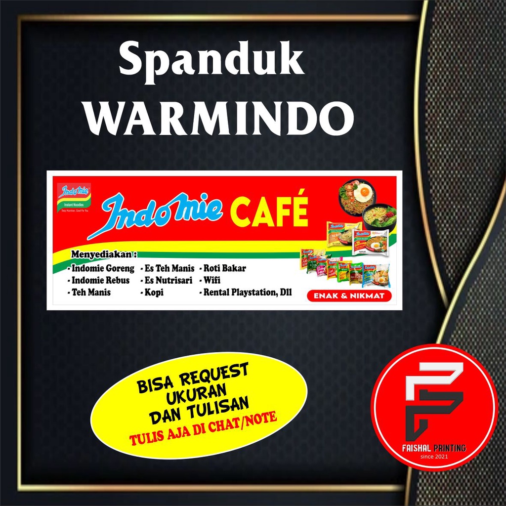 Jual Spanduk Warmindo / banner Warmindo / Spanduk Warung Makanan ...