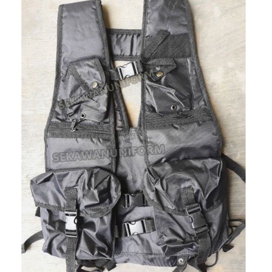 Jual Rompi Tempur Tactical Rompi Serbu Hitam | Shopee Indonesia