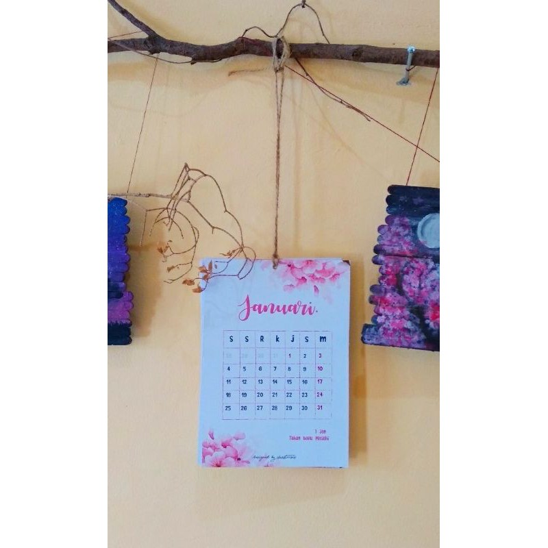 Jual Kalendar Custom 2022 | Kalendar Rustic Kalendar Aesthetic ...