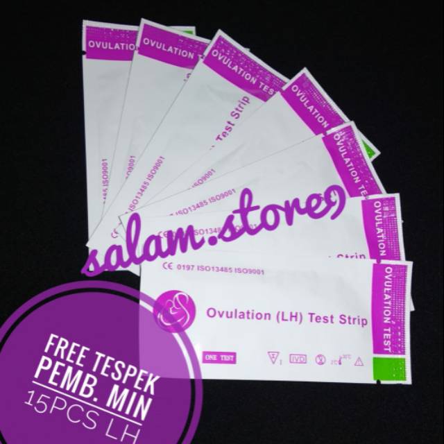 Jual Alat tes masa subur mendeteksi masa subur LH Ovulation strip tes ...