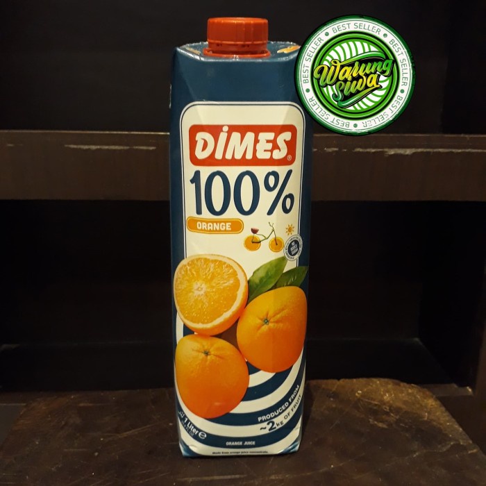 Jual Dimes premium 100 % orange juice 1 liter | Shopee Indonesia