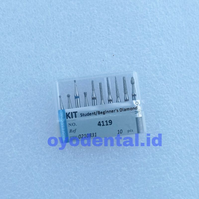 Jual Dental diamond bur low speed RA edenta / bur intan / student kit ...