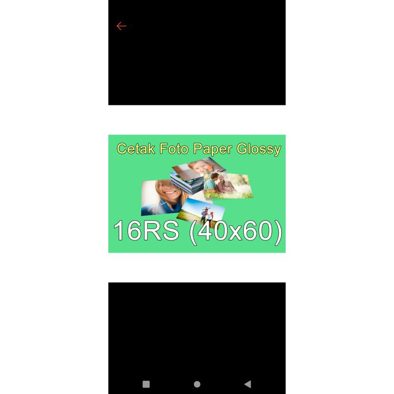 Jual Cetak Print Kertas Foto 16R 16RS 40x60 | Shopee Indonesia
