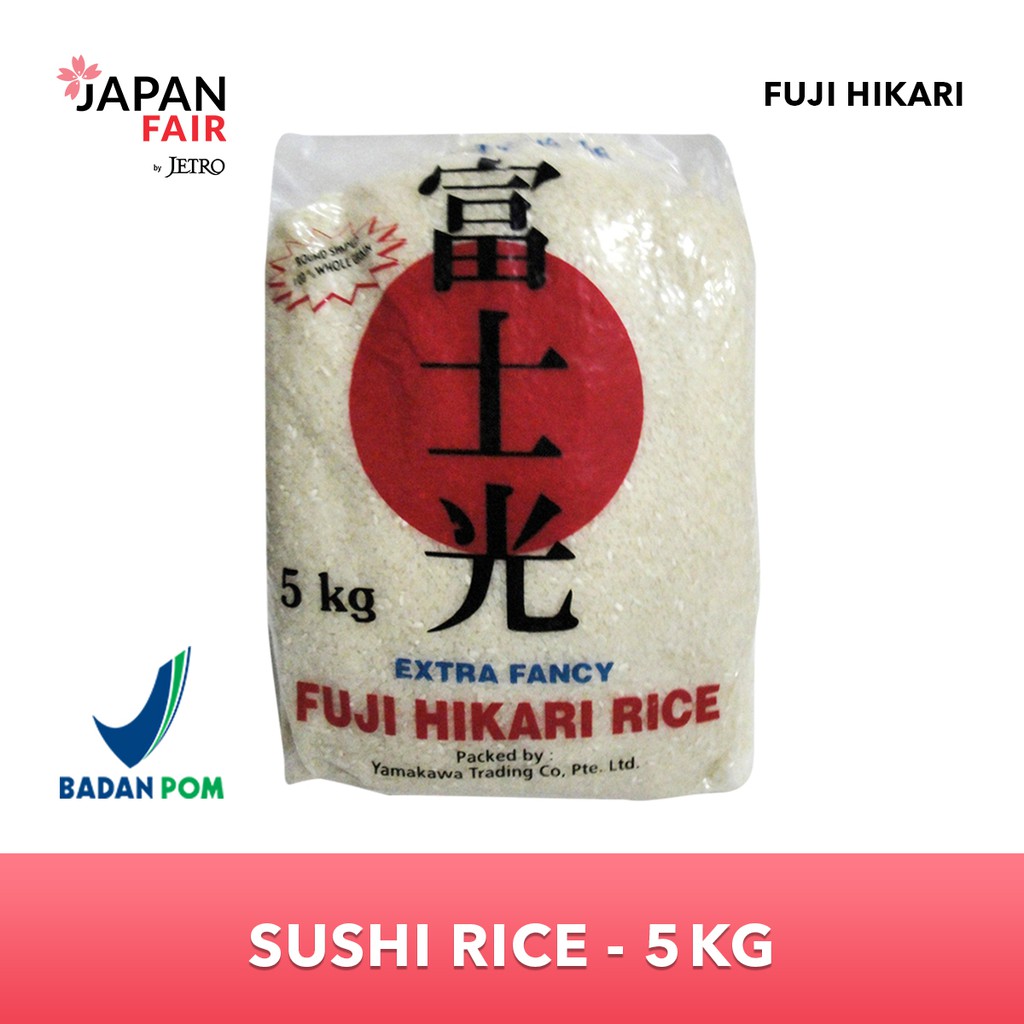 Jual Beras Japonica FUJI HIKARI Impor Jepang 5 Kg Fujihikari Japonika ...
