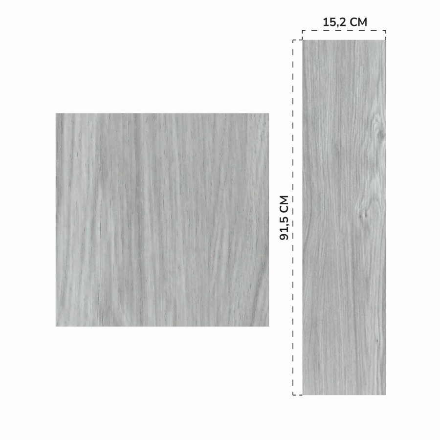 Jual LVT Vinyl Lantai Sticker Kayu 91,5 x 15,2 Cm Wallpaper Lantai ...