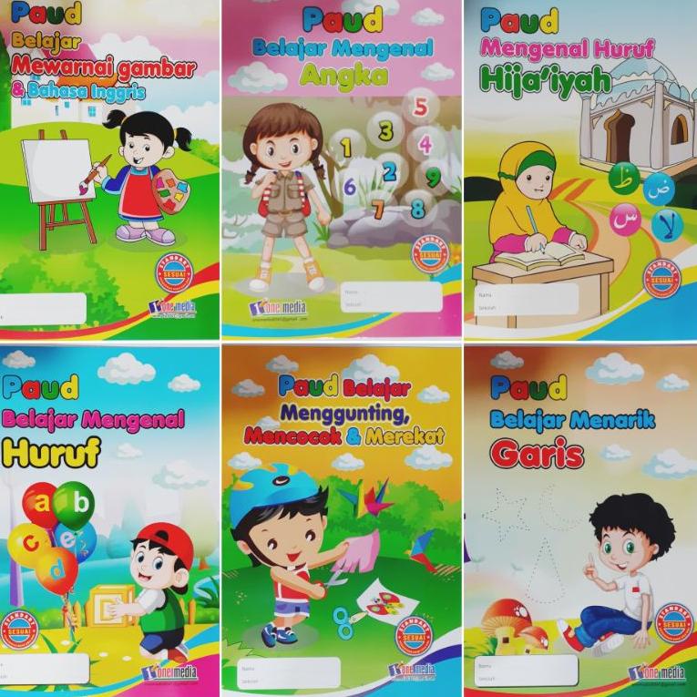 Jual BUKU ANAK PAUD UKURAN BESAR - PAKET SERI ANAK PAUD - SESUAI STANDAR PAUD [MAB.01Jl22ᵞ ...